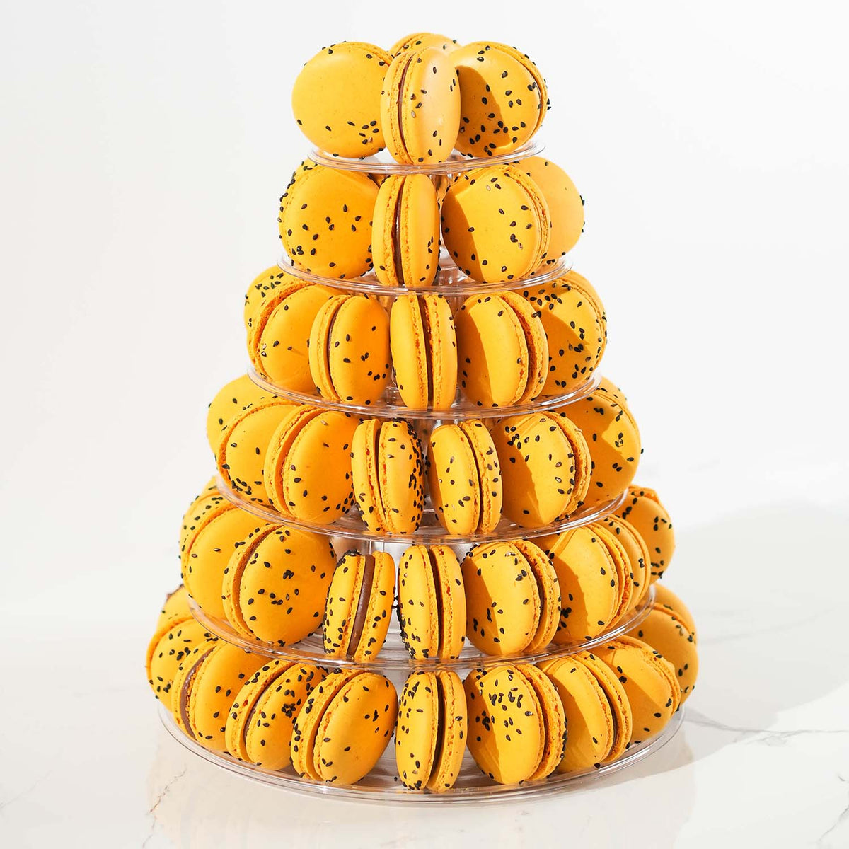 Passionfruit Macaron Tower – Jess Lemon
