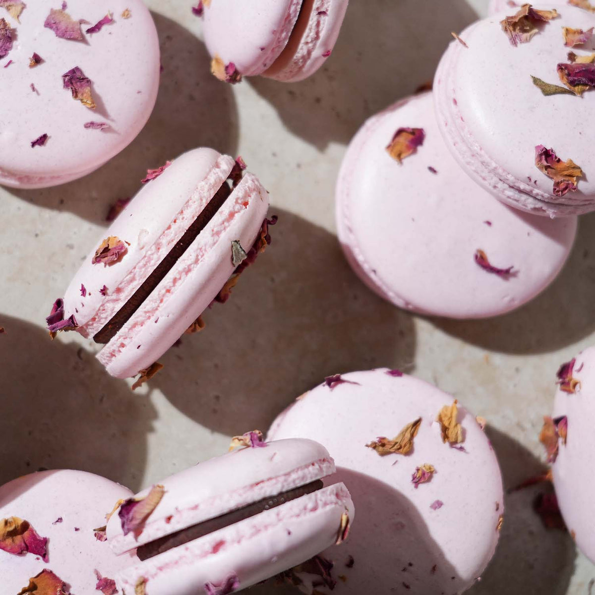 Raspberry Rose Macaron Tower – Jess Lemon